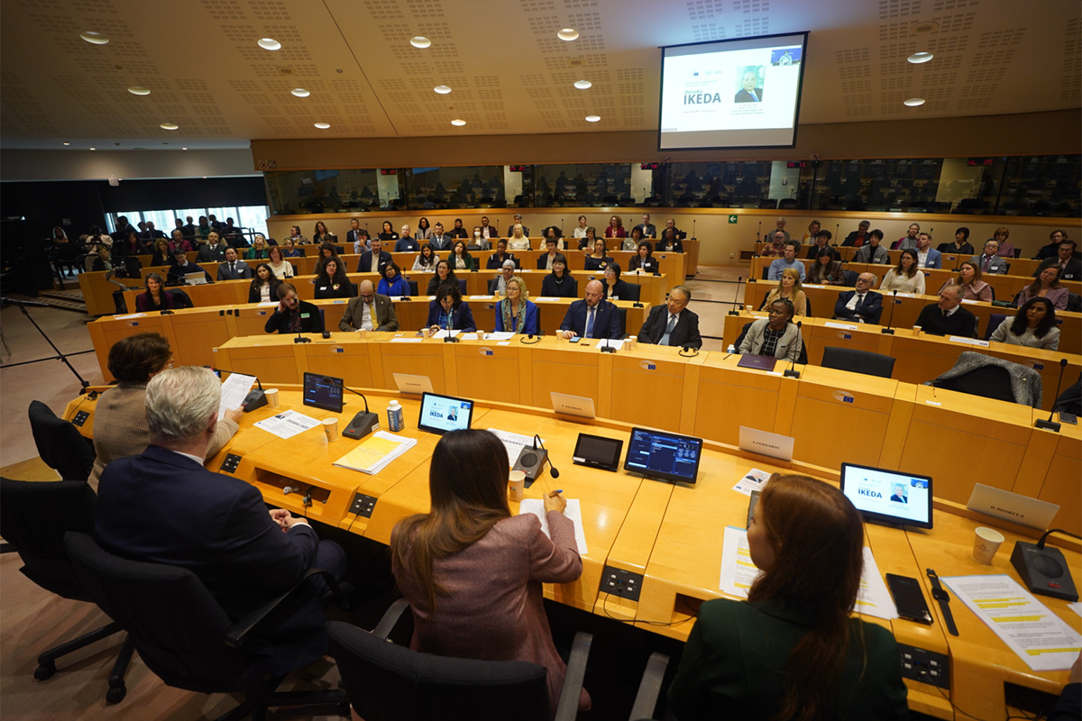 President Ikeda’s life celebrated by European parliament
